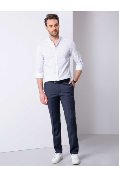 Pierre Cardin Lacivert Slim Fit Pantolon 50207181-VR033