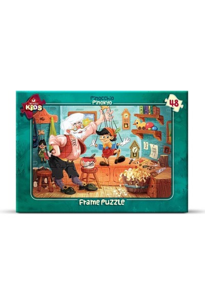 Art Kids 48 Parça Pinokyo Puzzle Yapboz Art Kids 48 Parça Pinokyo Puzzle Yapboz