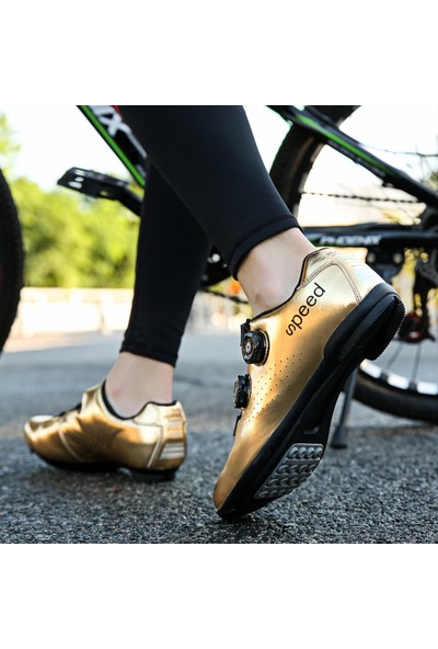 Jinxianzheng Sarı Bisiklet Ayakkabısı (Yurt Dışından)