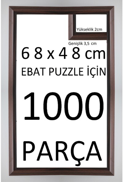 Sar Plus Kahverengi 1000 Parça 68X48 Ebatında Piramit Modeli Puzzle Çerçevesi Sar Plus Kahverengi 1000 Parça 68X48 Ebatında Piramit Modeli Puzzle Çerçevesi