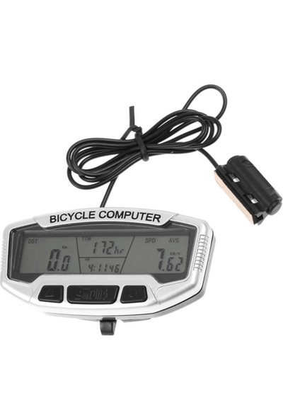 Sunding Kilometre Göstergeli LCD Ekranlı Kablolu Bisiklet Bilgisayarı - Beyaz (Yurt Dışından) Sunding Kilometre Göstergeli LCD Ekranlı Kablolu Bisiklet Bilgisayarı - Beyaz (Yurt Dışından)
