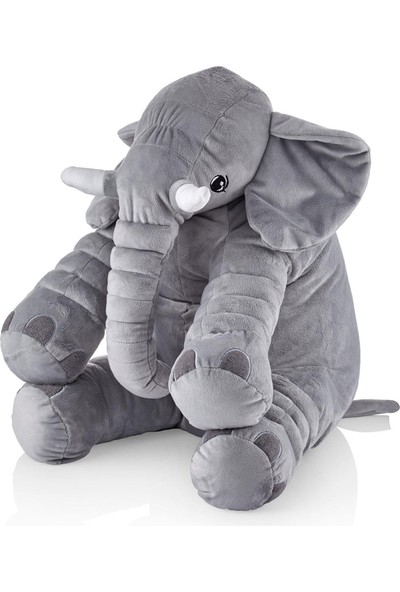 Keremce Bebe Uyku Arkadaşım Fil 65 cm Gri
