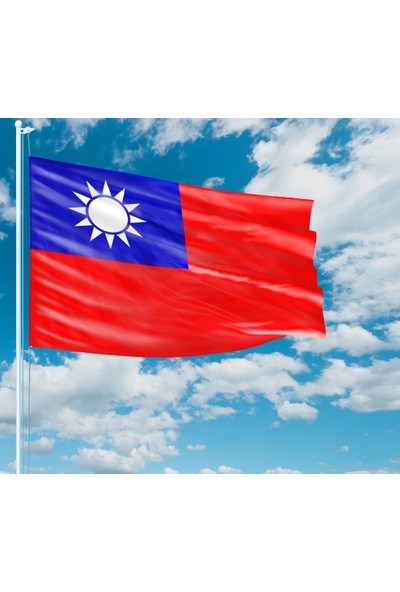 Fors Bayrak Tayvan Gönder Bayrağı Raşel Kumaş 70X105 cm Fors Bayrak Tayvan Gönder Bayrağı Raşel Kumaş 70X105 cm