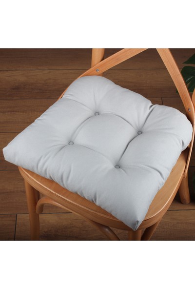 Altın Pamuk Altınpamuk Sandalye Minderi Düğme Dikişi Detaylı 40X40CM Bağcıklı Altın Pamuk Altınpamuk Sandalye Minderi Düğme Dikişi Detaylı 40X40CM Bağcıklı