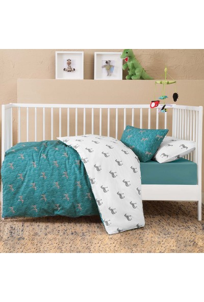 Yataş Bedding Atlanta Bebek Ranforce Nevresim Takımı - Yeşil