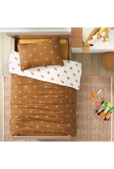 Yataş Bedding Solita Çocuk Ranforce Nevresim Takımı - Safran