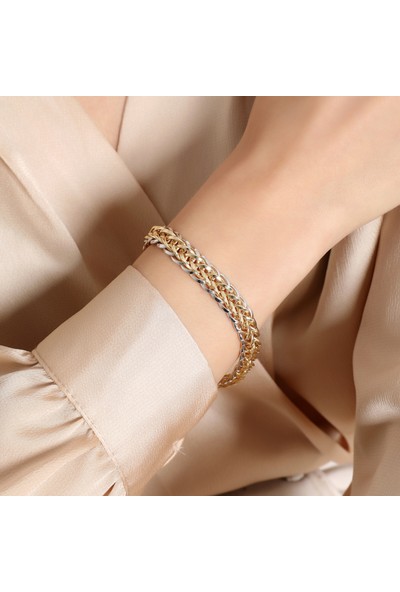 Silverist Vit Tasarımlı Hallow Gümüş Bileklik