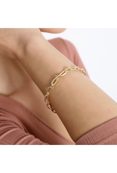 Silverist Zincir Hallow Gümüş Bileklik