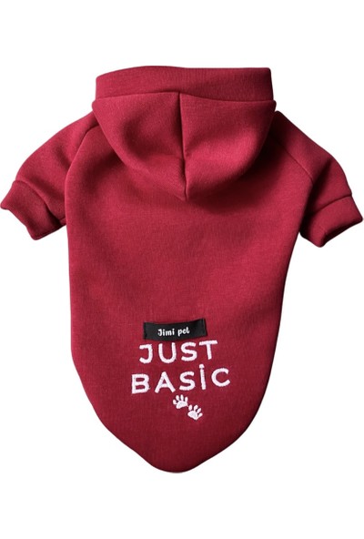 Jimi pet Köpek-Kedi Kıyafet Just Basic Red Sweatshirt Jimi pet Köpek-Kedi Kıyafet Just Basic Red Sweatshirt