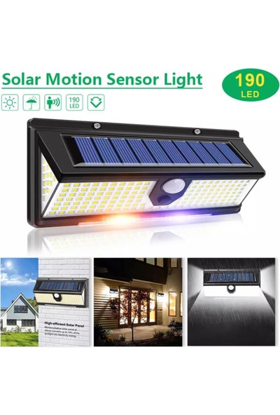 Çakarlı Dış Mekan Lambası 190 LED