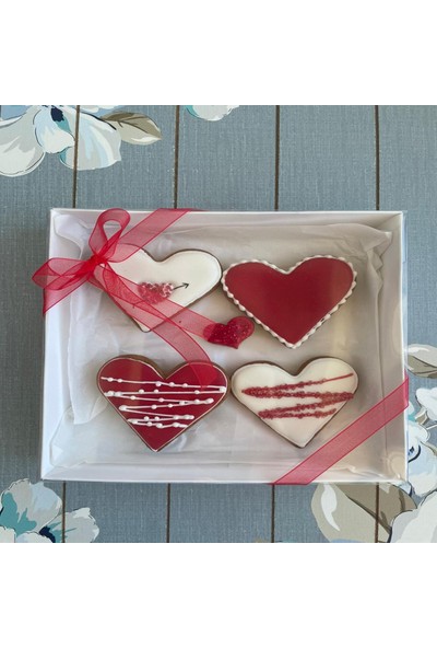 Coral Patisserie 4'lü Aşk Kurabiyesi