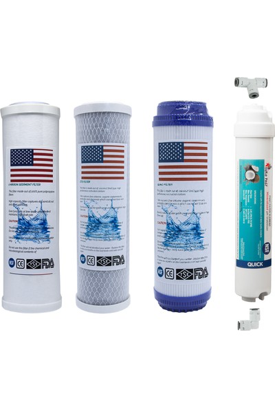Ihlas Aura Cebilon Uyumlu 4'lü Filtre Seti-Usa-Nsf Ihlas Aura Cebilon Uyumlu 4'lü Filtre Seti-Usa-Nsf