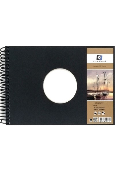 Alex Schoeller Suluboya Defteri Sert Kapak A4 300GR 20 Yaprak Alex Schoeller Suluboya Defteri Sert Kapak A4 300GR 20 Yaprak