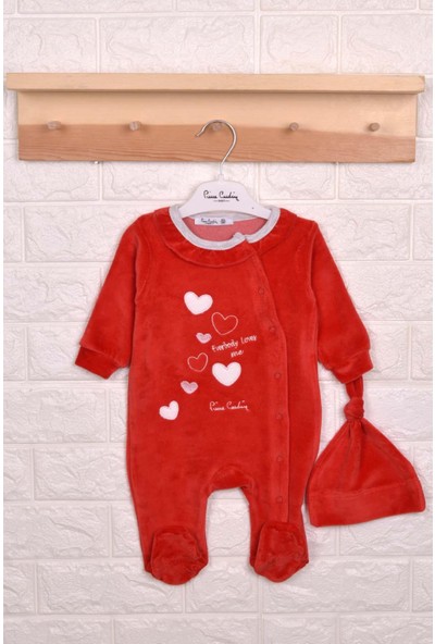 Pierre Cardin Kız Bebek Kadife Tulum 302513