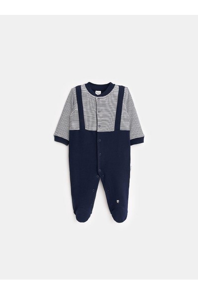 Pierre Cardin Baby Pierre Cardin Bebek Çizgili Tulum 301316