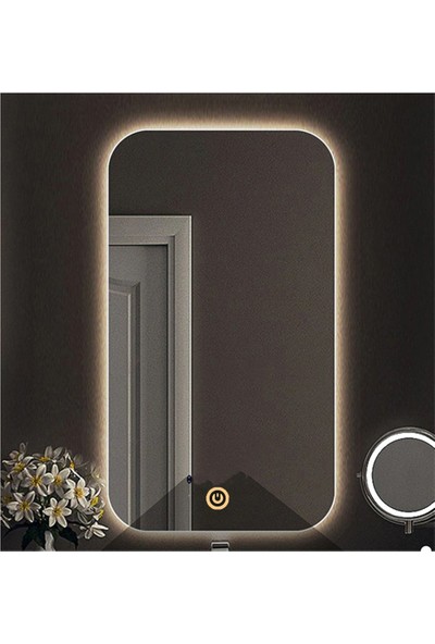 Global Led Mirror 60X70 cm Dokunmatik Tuşlu Ledli Ayna Banyo Aynası Dekoratif Ayna Boy Ayna Salon Duvar Ayna Global Led Mirror 60X70 cm Dokunmatik Tuşlu Ledli Ayna Banyo Aynası Dekoratif Ayna Boy Ayna Salon Duvar Ayna