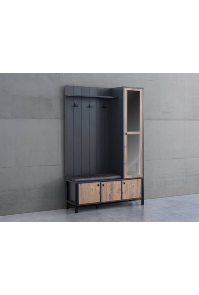 Dekorazi Fener Portmanto Aynalı