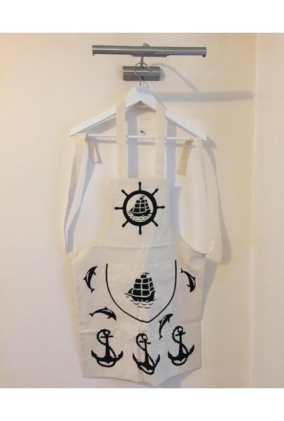 Gülruli Taşbaskı Mutfak Önlüğü