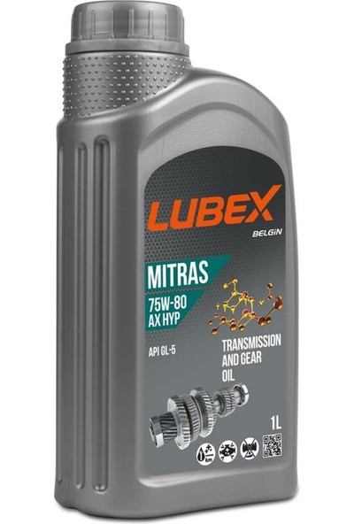Lubex Mitras Ax Hyp 75W-80 1 Litre ( Üretim Tarihi : 2021 ) Lubex Mitras Ax Hyp 75W-80 1 Litre ( Üretim Tarihi : 2021 )