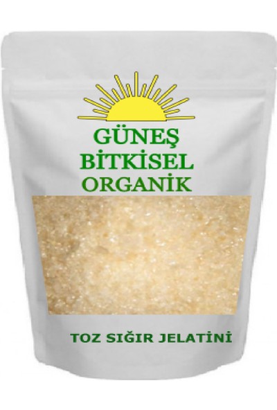 Güneş Bitkisel Toz Sığır Jelatini