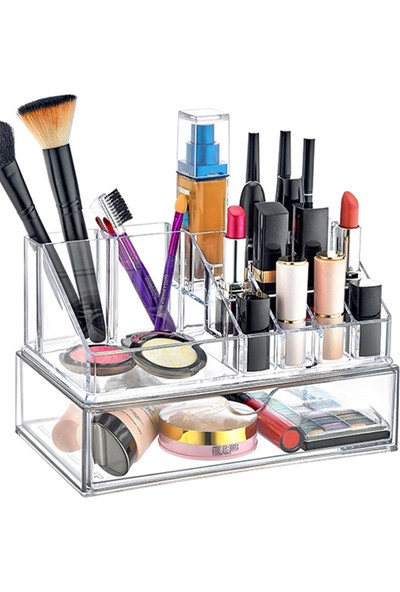 Cekinox Krc Çekmeceli Makyaj Organizer Kutusu - Organizerli Çekmece Set Cekinox Krc Çekmeceli Makyaj Organizer Kutusu - Organizerli Çekmece Set