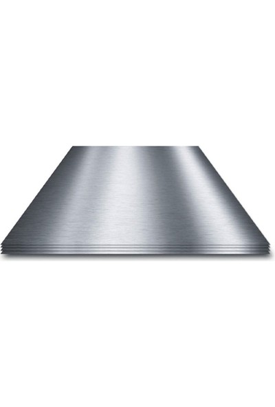 Hdg Galvanizli Çelik Levha Plaka 0,5 mm Kalınlık 21X30 cm - 1 Adet