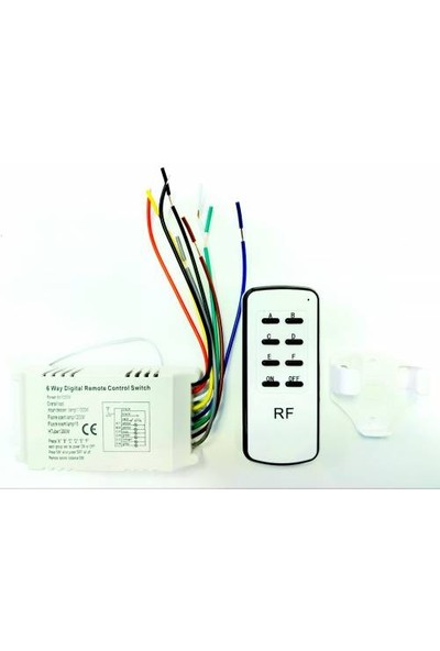 Baykar 6*1000W (6 Kanallı) Avize Kumandası Baykar 6*1000W (6 Kanallı) Avize Kumandası