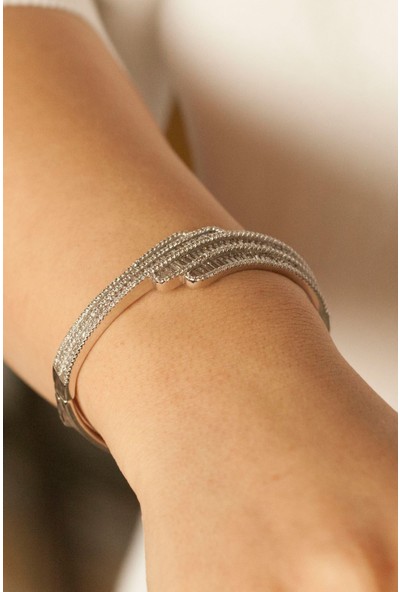 Sette Baget Taşlı Kelepçe Bileklik Sette Baget Taşlı Kelepçe Bileklik