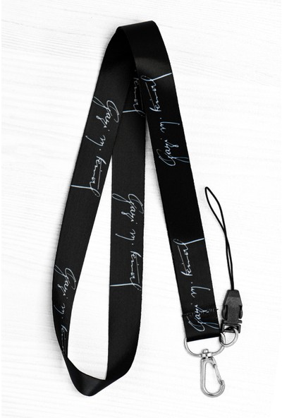 Apptakı Gazi Mustafa Kemal Yaka Kartı Boyun Askı Ipi Telefon Askı Ipi ASK0191