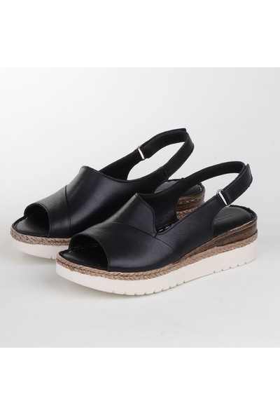 Bulldozer 221537 Cırtlı Hakiki Deri Kadın Sandalet 2 Renk