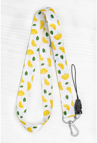 Apptakı Limon Yaka Kartı Boyun Askı Ipi Telefon Askı Ipi ASK0201