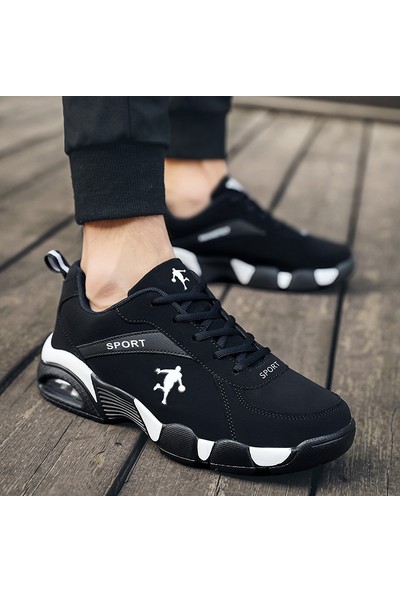 Moyan Siyah Beyaz Erkek Basketbol Ayakkabı Sneakers Spor Ayakkabı Kaymaz Aşınmaya Dayanıklı (Yurt Dışından) Moyan Siyah Beyaz Erkek Basketbol Ayakkabı Sneakers Spor Ayakkabı Kaymaz Aşınmaya Dayanıklı (Yurt Dışından)