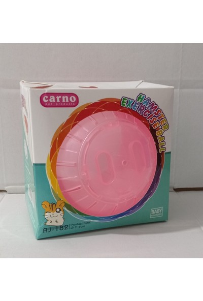 Carno Hamsterlar Için Egzersiz Topu 11.5 cm Pembe Carno Hamsterlar Için Egzersiz Topu 11.5 cm Pembe
