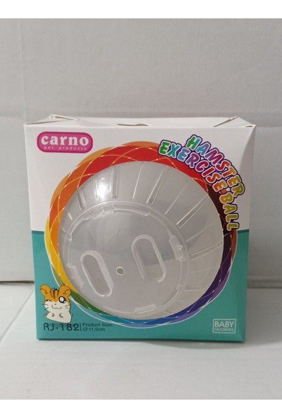 Carno Hamsterlar Için Egzersiz Topu 11.5 cm Renksiz Carno Hamsterlar Için Egzersiz Topu 11.5 cm Renksiz
