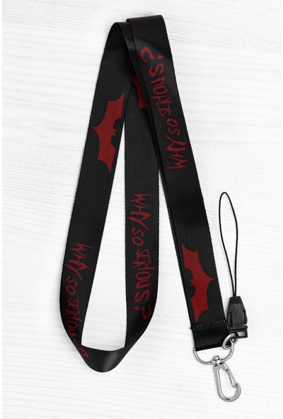 Apptakı Batman Joker Yaka Kartı Boyun Askı Ipi Telefon Askı Ipi ASK0206