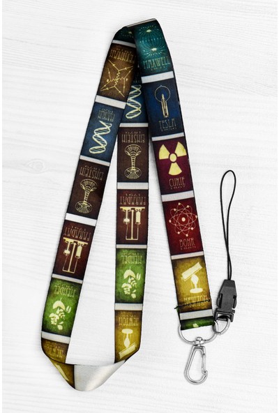 Apptakı Tarih Tesla Newton Yaka Kartı Boyun Askı Ipi Telefon Askı Ipi ASK0207