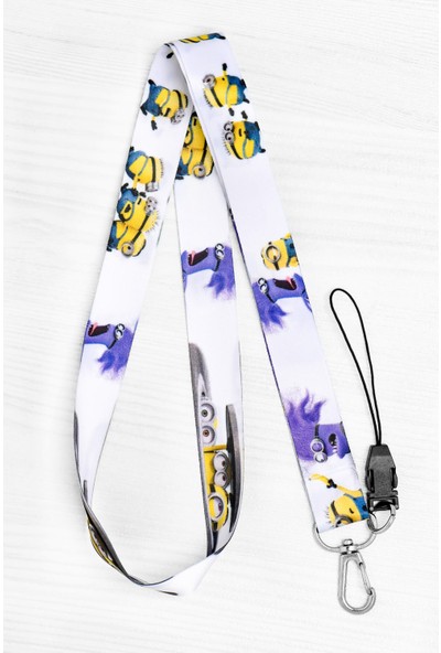 Apptakı Minions Yaka Kartı Boyun Askı Ipi Telefon Askı Ipi ASK0212