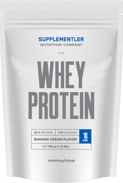 Supplementler Whey Protein 500 gr Muz Supplementler Whey Protein 500 gr Muz