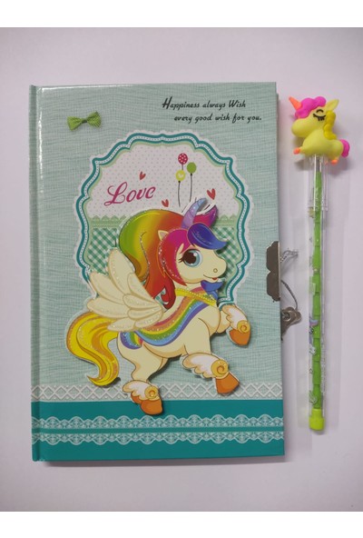 Unicorn Günlük ve Unicorn Yumurtlayan Kalem Seti Pembe Unicorn Günlük ve Unicorn Yumurtlayan Kalem Seti Pembe