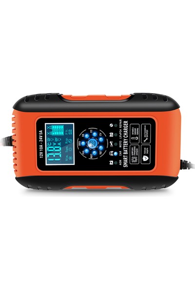 Buyfun 12V/10A 24V/5A Araba Akü Şarj Cihazı (Yurt Dışından)