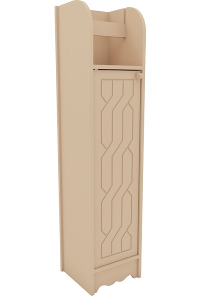 Ucuz Ahşap Hobi Tuvalet Kağıtlığı Dolabı Ham Ahşap Mdf