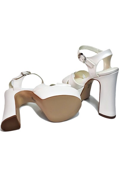 Dorukmod PLATFORM2S Yüksek Topuk Gelin Abiye Ayakkabısı