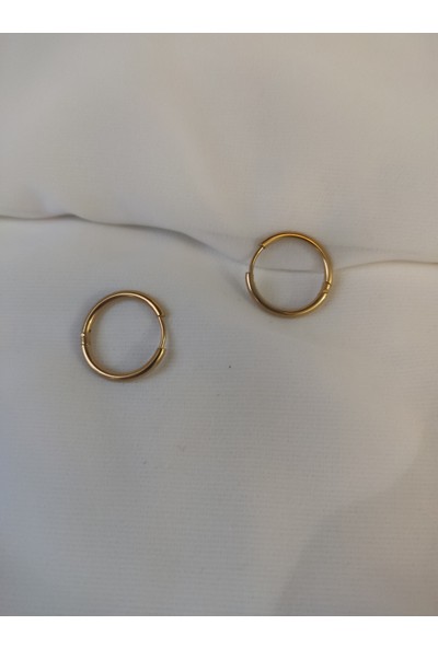 Tgt Tasarım Küçük Halka Çelik Küpe Tgt Tasarım Küçük Halka Çelik Küpe