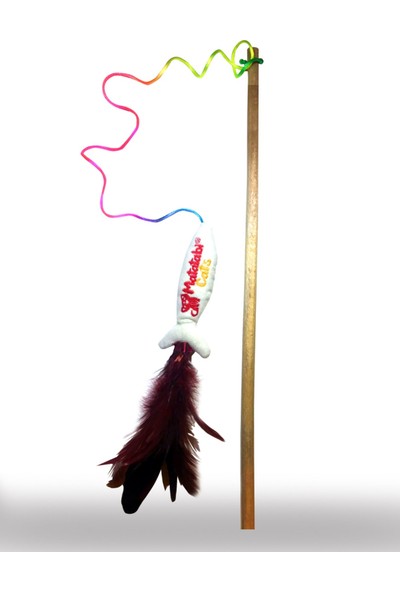 Matatabi Cats Ahşap Sap Matatabi Tüylü Olta