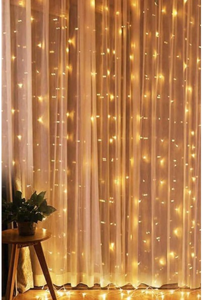 Miss Lale Kumandalı 8 Ayrı Moda Sahip Gün Işığı Sarısı Perde 210 Adet LED 7 Saçaklı 230 cm 300 cm Miss Lale Kumandalı 8 Ayrı Moda Sahip Gün Işığı Sarısı Perde 210 Adet LED 7 Saçaklı 230 cm 300 cm