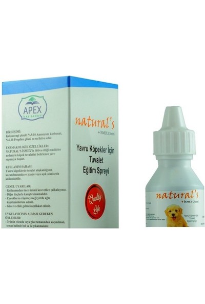 Trdeikons Köpek Eğitim Spreyi - Natural Ismex - Yavru Köpek Tuvalet Eğitim Trdeikons Köpek Eğitim Spreyi - Natural Ismex - Yavru Köpek Tuvalet Eğitim