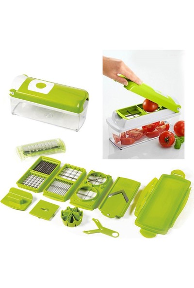 Epazzar Meyve Sebze Doğrayıcı Dilimleyici Rende Seti Nicer Dicer Epazzar Meyve Sebze Doğrayıcı Dilimleyici Rende Seti Nicer Dicer