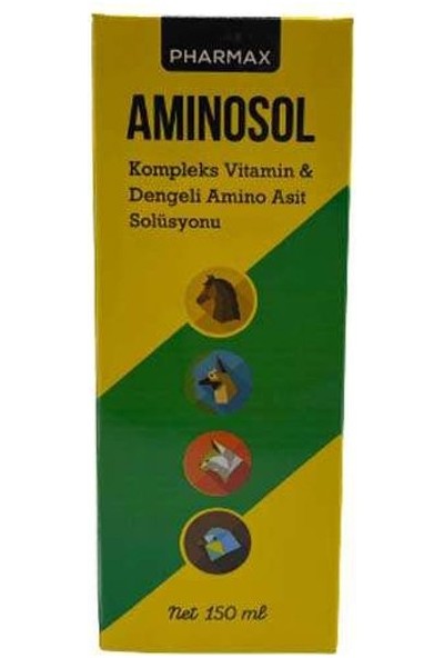 Pharmax Aminosol Köpek Kedi ve Kuş Kemirgen Vitamini 150 ml