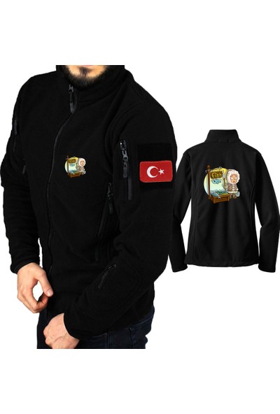 Astak Balıkçı Askeri Taktik Polar /mont Peç'li BLL1361