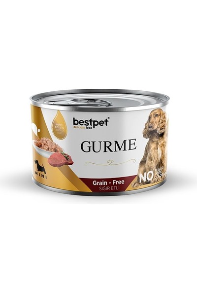 Best Bestpet Gurme Adult Mini Irk Biftek Parça Etli Jelly Yetişkin Köpek Konservesi 200 gr Best Bestpet Gurme Adult Mini Irk Biftek Parça Etli Jelly Yetişkin Köpek Konservesi 200 gr